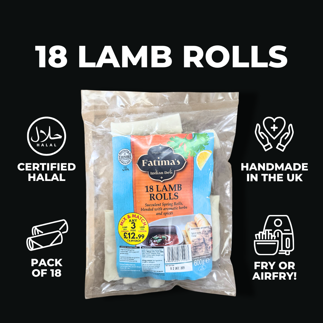 Lamb Spring Rolls (Pack of 18 or 50)