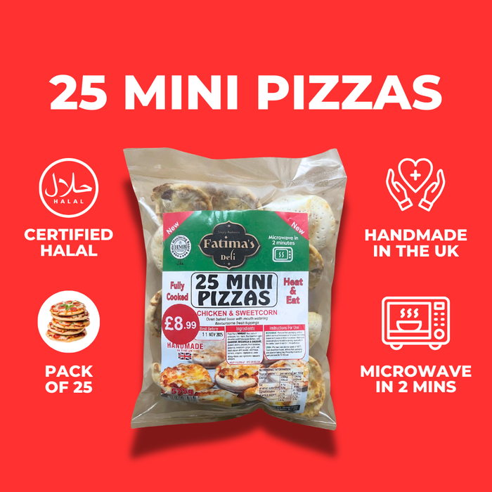 Mini Pizzas (Pack of 25)
